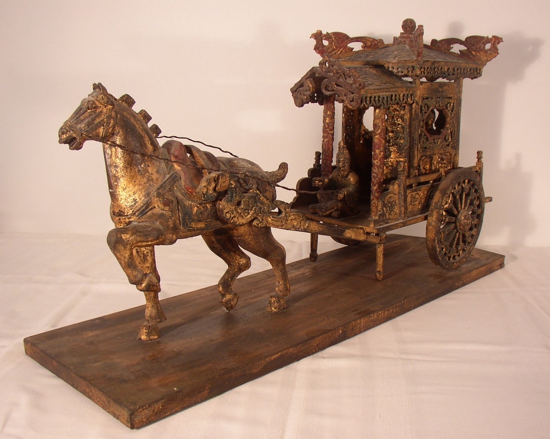 Horse Drawn wedding Carriage Replica Early Chinese Dynasty - Etsy