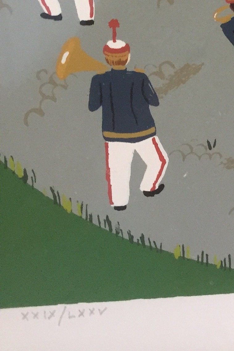 Clark, Jane Currie - "fourth of July", Silkscreen, Rare Artist's Proof ...