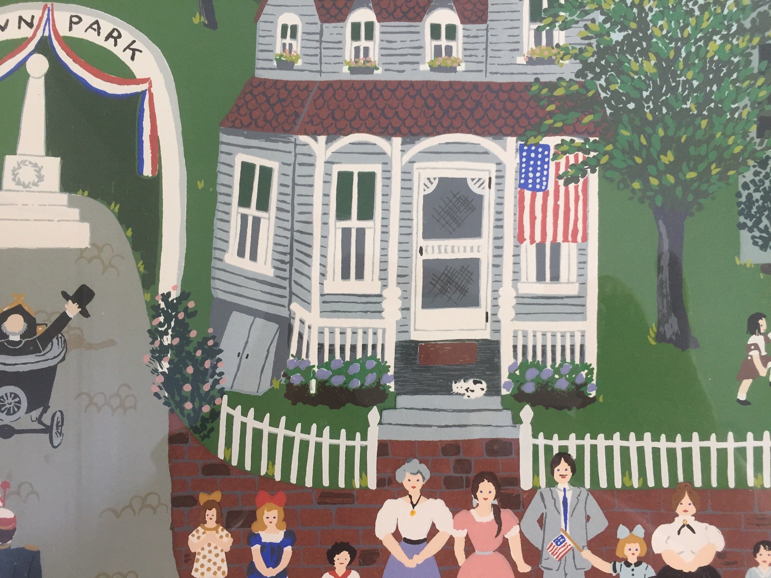 Clark, Jane Currie - "fourth of July", Silkscreen, Rare Artist's Proof ...