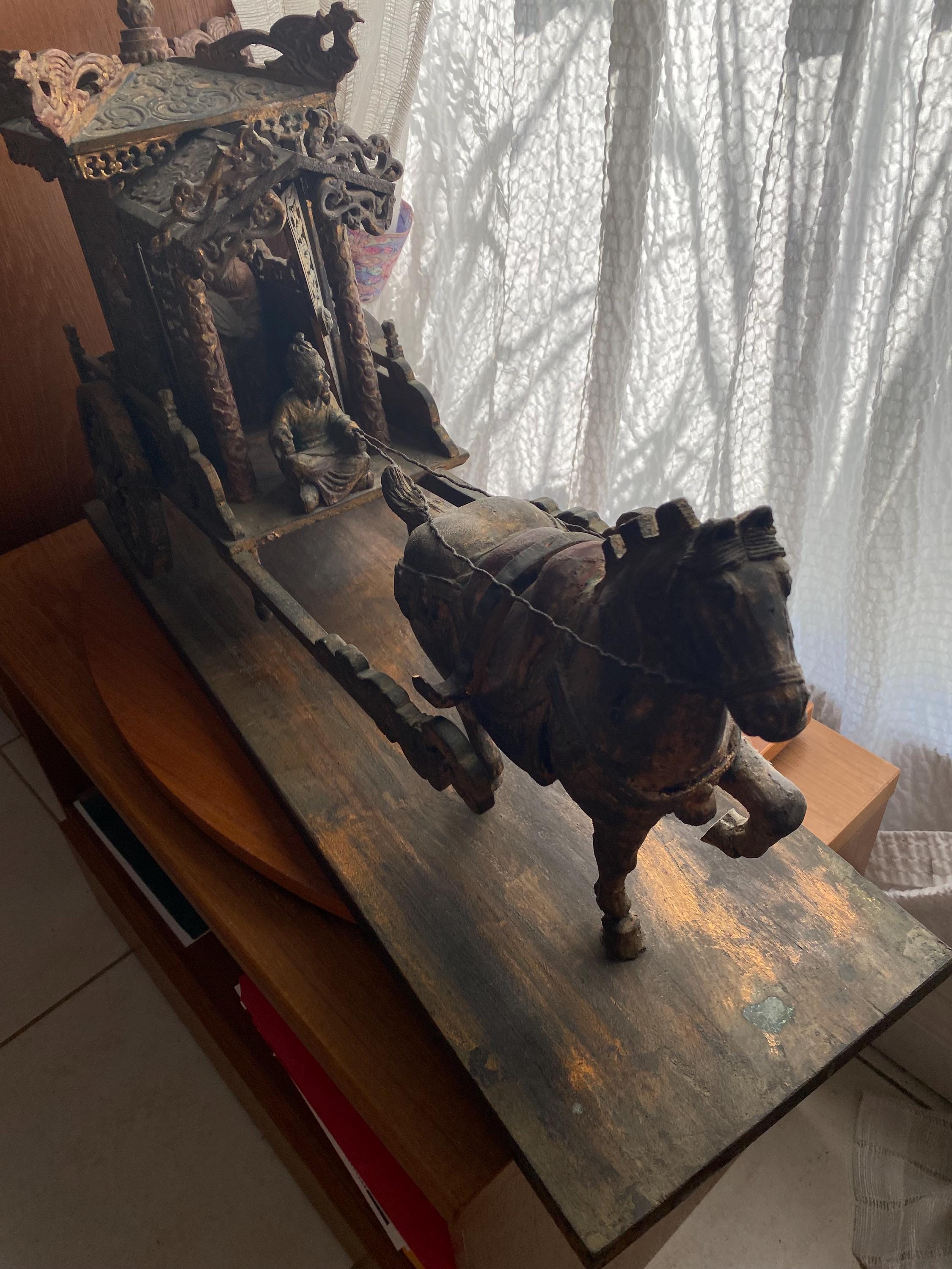 Vintage Horse-drawn Wedding Carriage – Chinese Dynasty Replica ...
