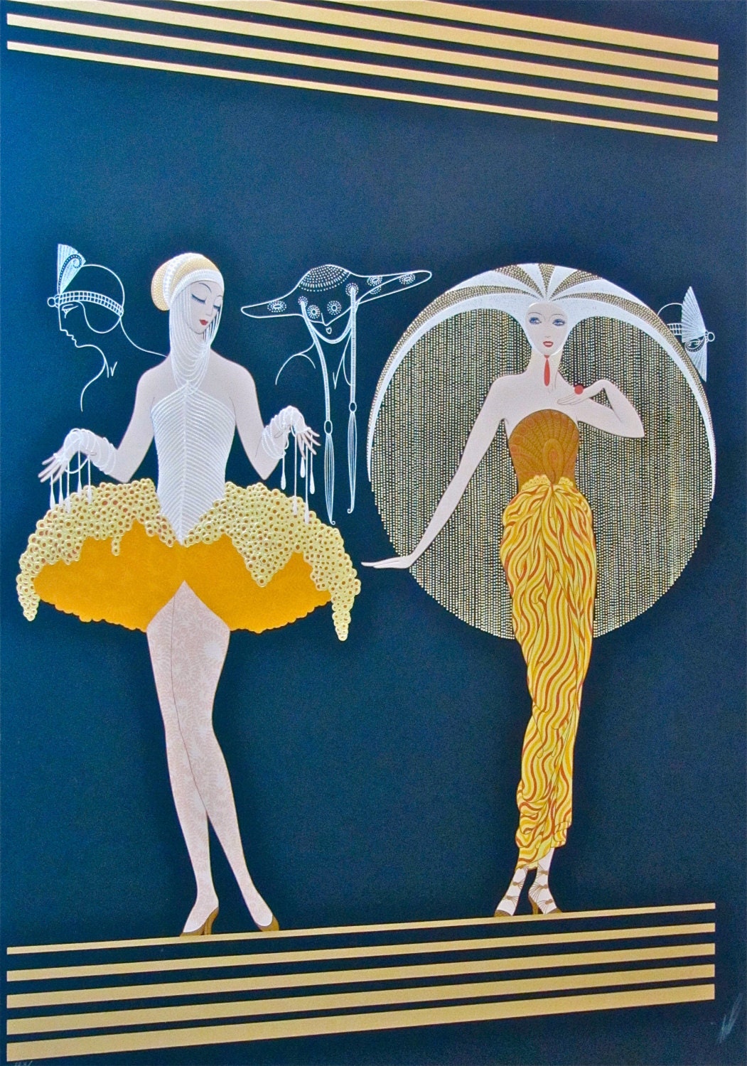 Erte, Serigraph, "morning Day," Embossed, Signed, Numbered, Museum ...