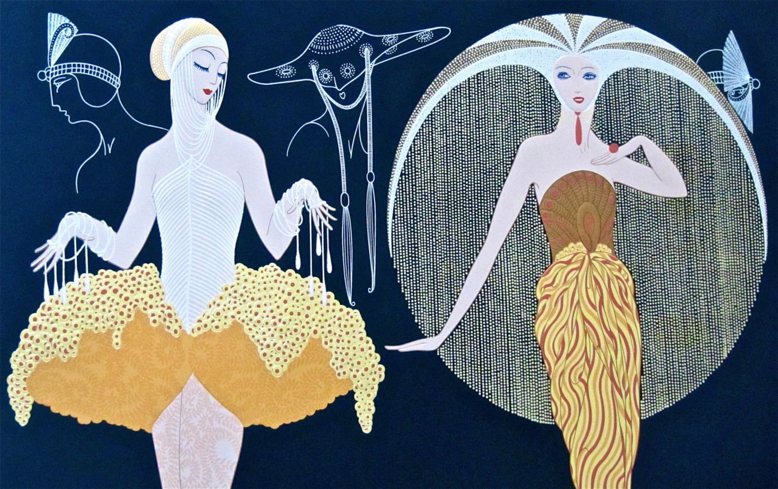 Erte, Serigraph, "morning Day," Embossed, Signed, Numbered, Museum ...