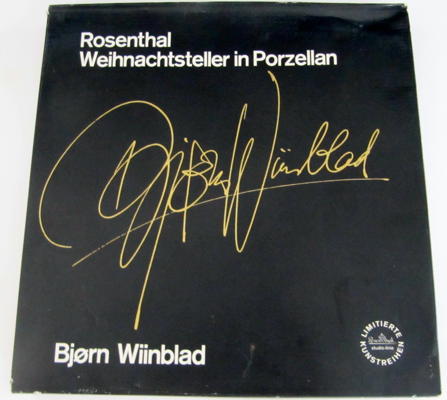 Assiette de Noël Rosenthal Winblad 1978 L'ange à la harpe en boîte ...