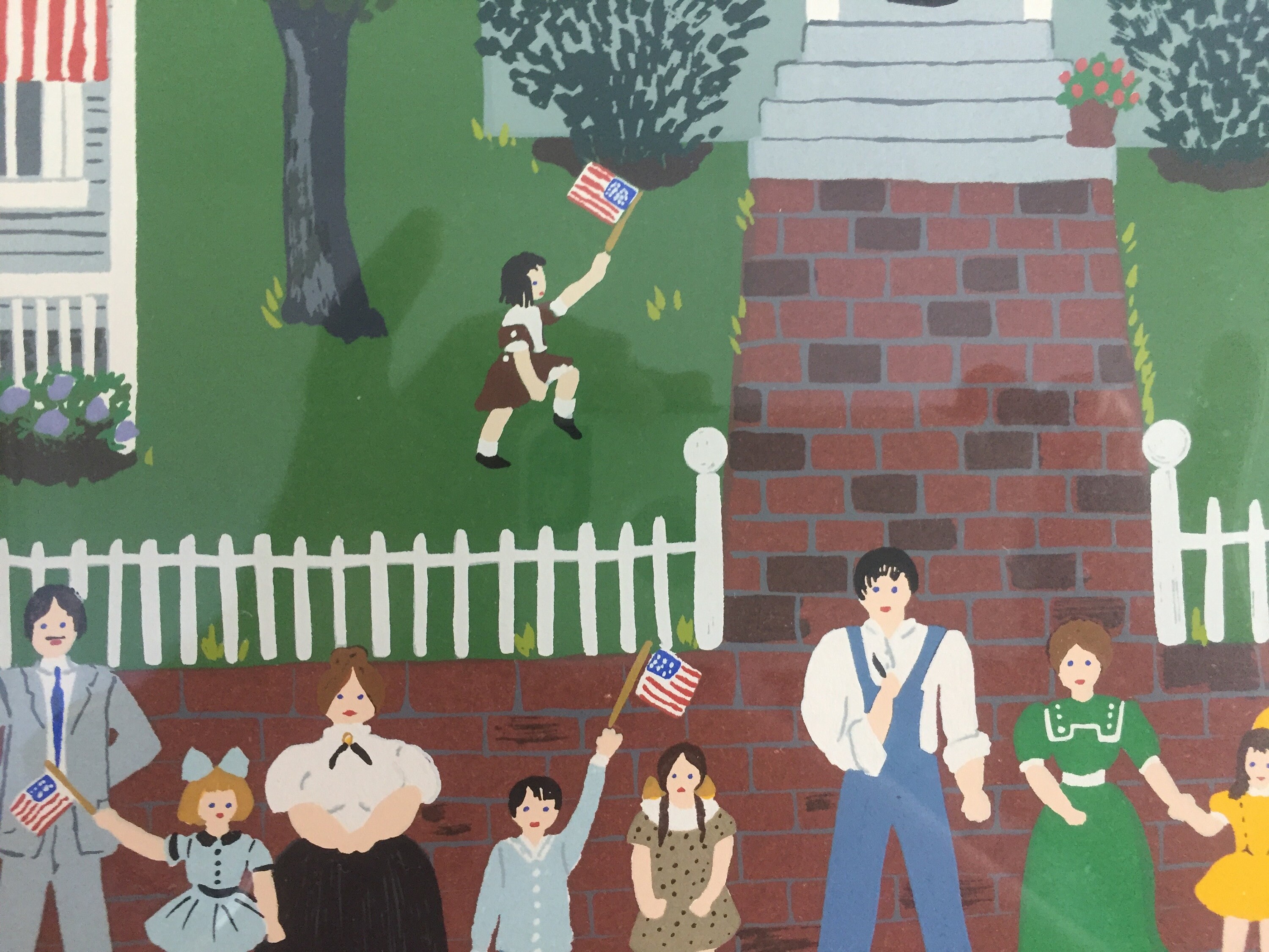 Clark, Jane Currie - "fourth of July", Silkscreen, Rare Artist's Proof ...