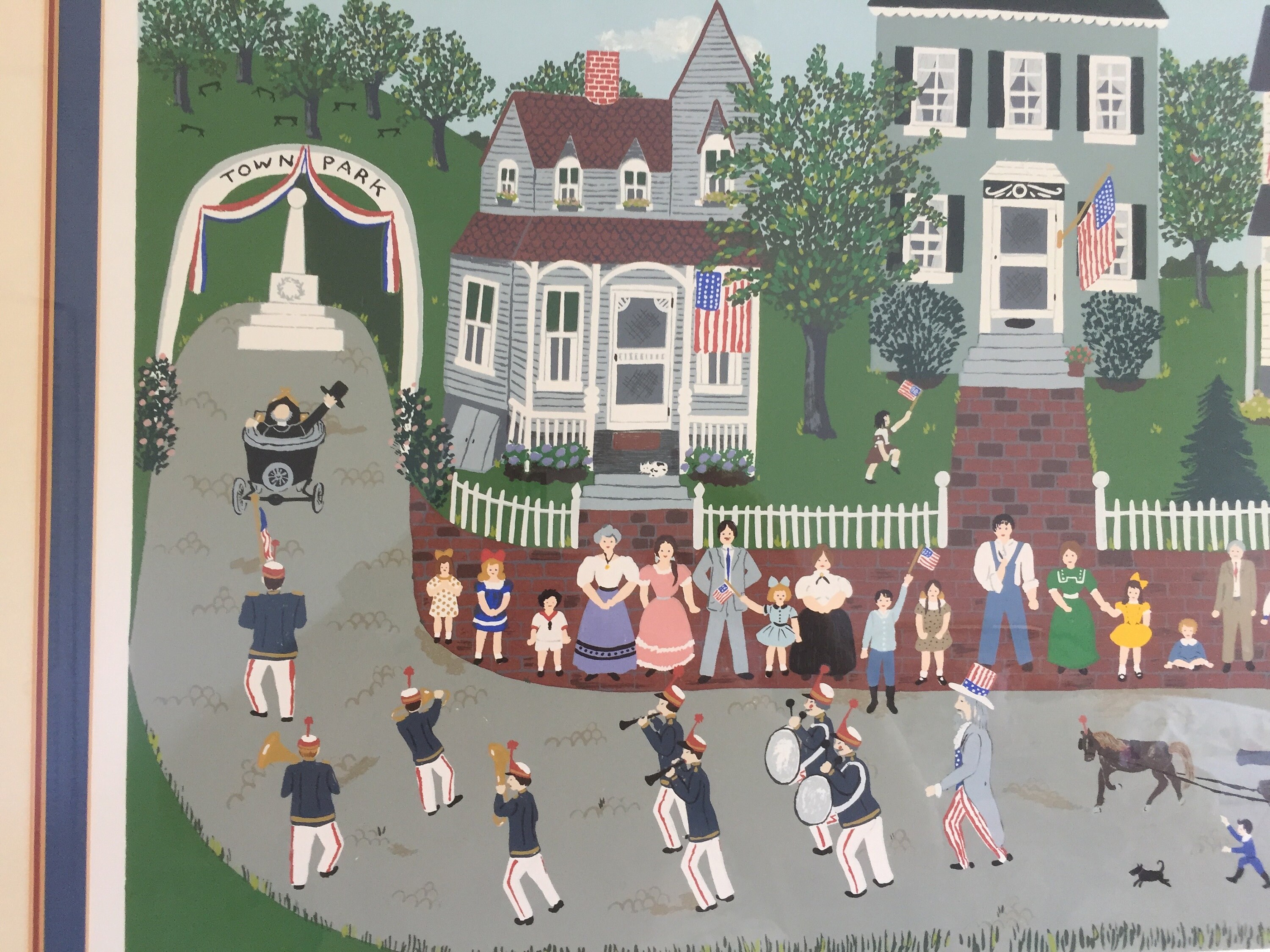 Clark, Jane Currie - "fourth of July", Silkscreen, Rare Artist's Proof ...