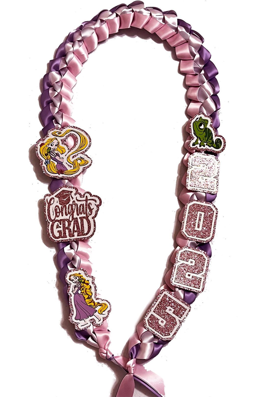 Rapunzel Graduation Ribbon Lei Tangled Includes Name Personalization - Etsy