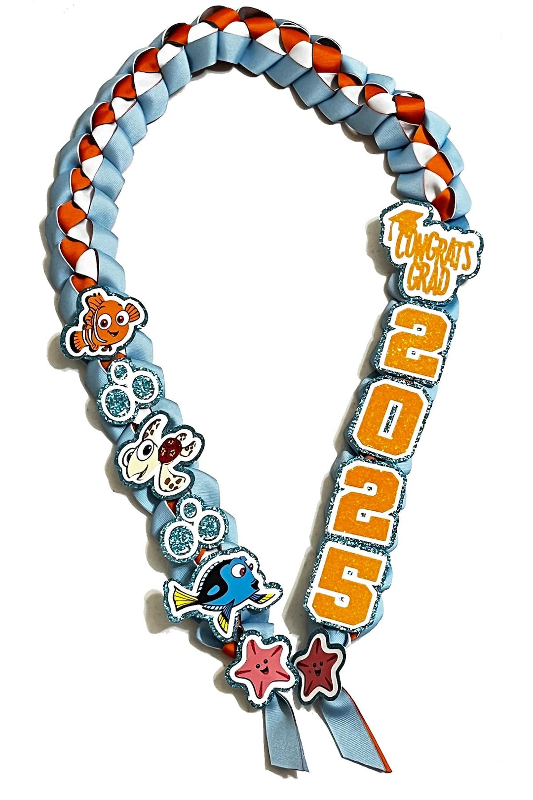 Finding Nemo Graduation Ribbon Lei: Custom Cardstock Lei - Etsy