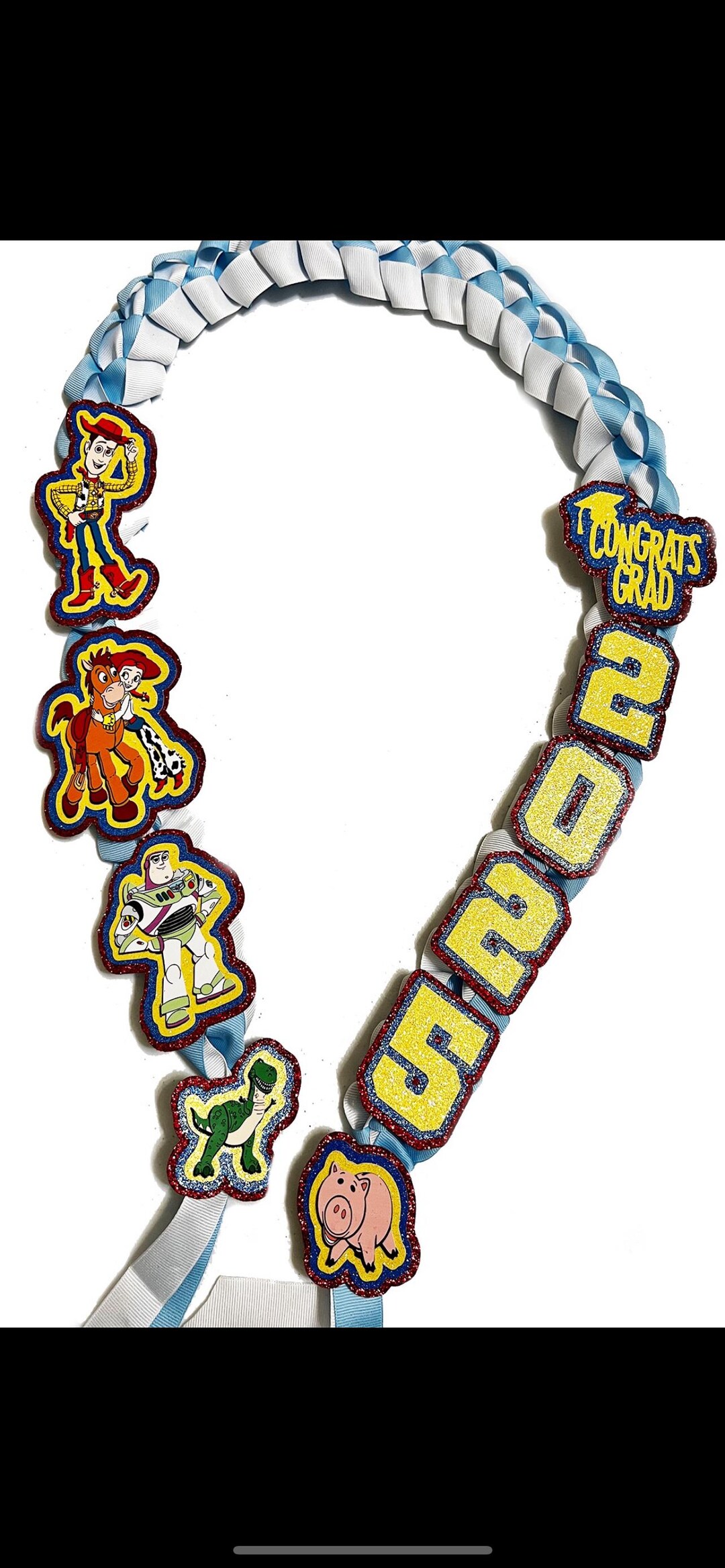 Toy Story Graduation Ribbon Lei: Custom Character Lei - Etsy