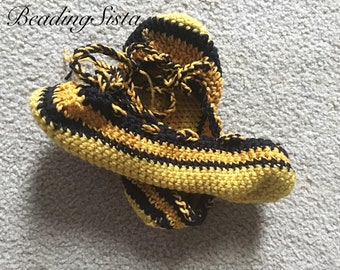 Yarn slippers | Etsy