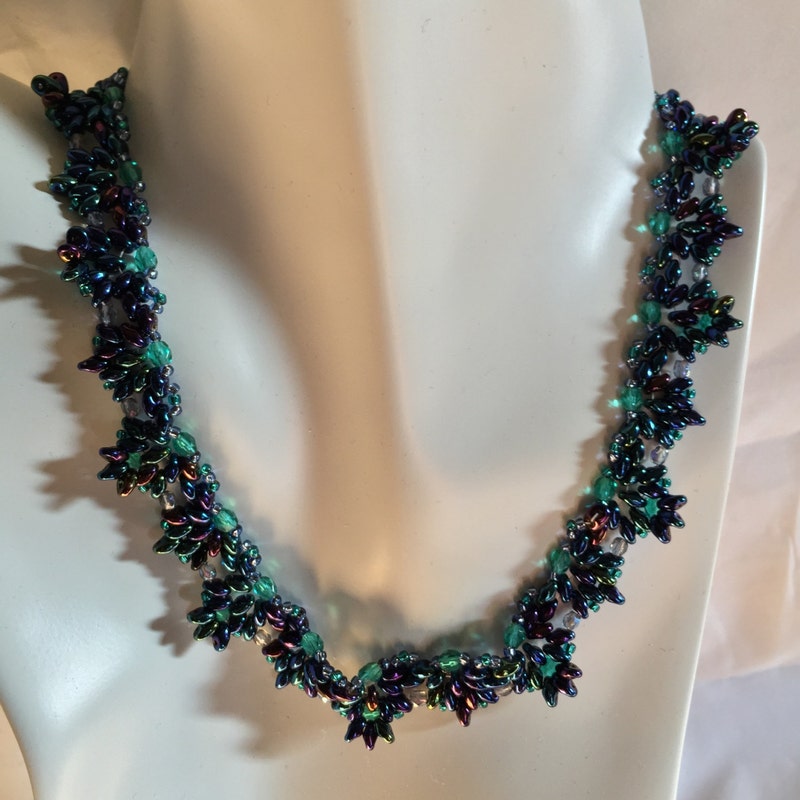 Super Duo Bead Necklace - Etsy