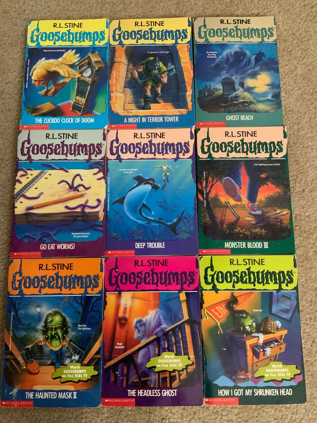 Books - Goosebumps - R.L. Stein - Paperback Books - Pre-owned - Etsy
