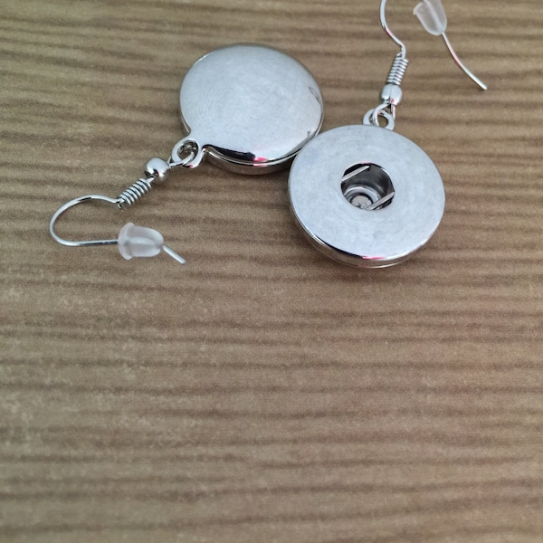 Snap Button Earrings - Etsy