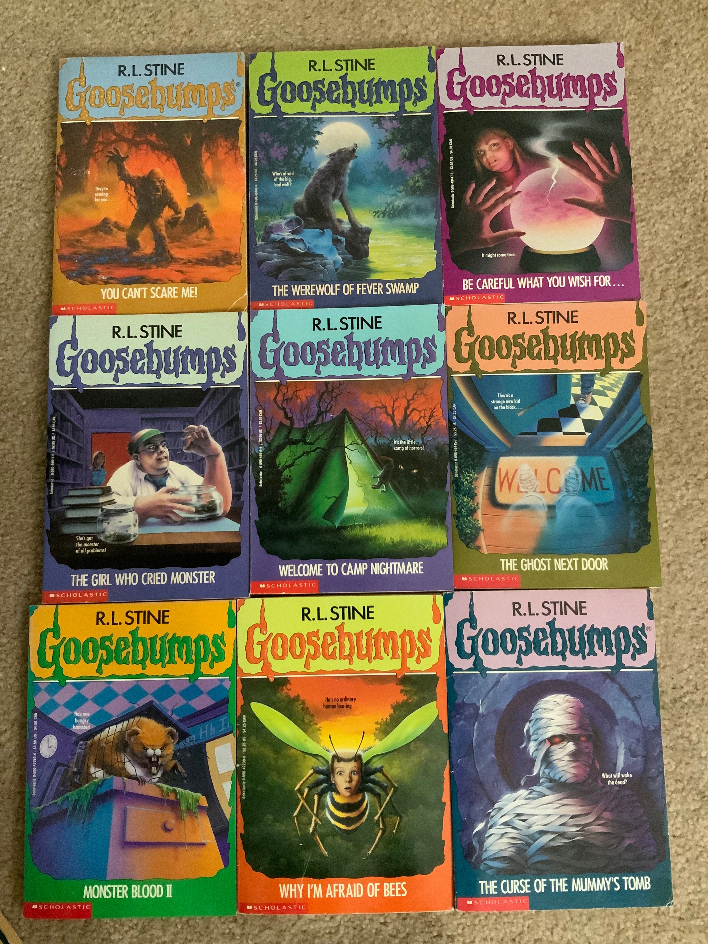 Books - Goosebumps - R.L. Stein - Paperback Books - Pre-owned - Etsy