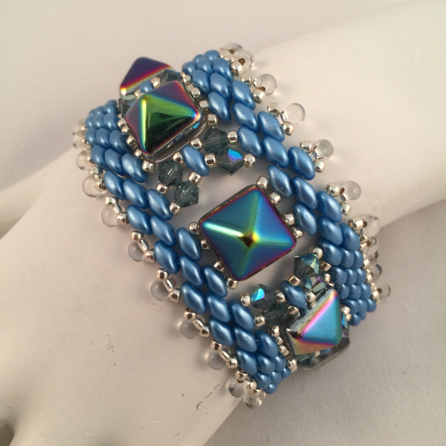 Pyramid Bracelet | Etsy