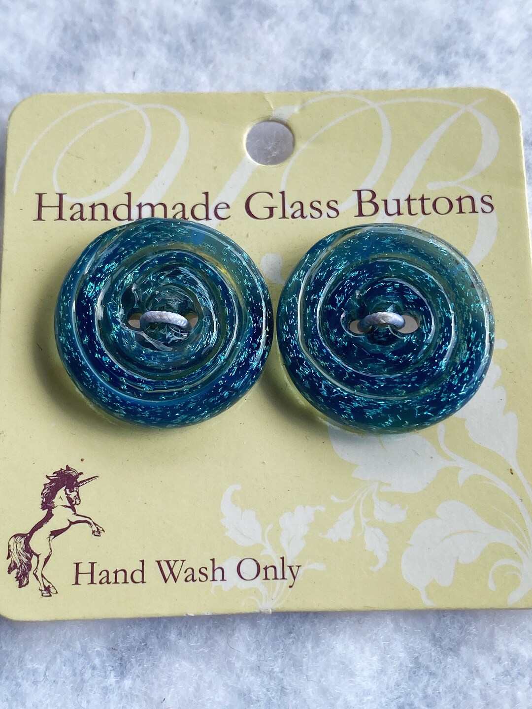 Button - Lollipop Button - Handmade Glass - Lampwork - 2 Pieces - Etsy