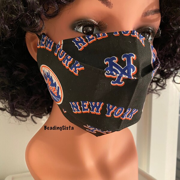 Mets Face Mask - Etsy