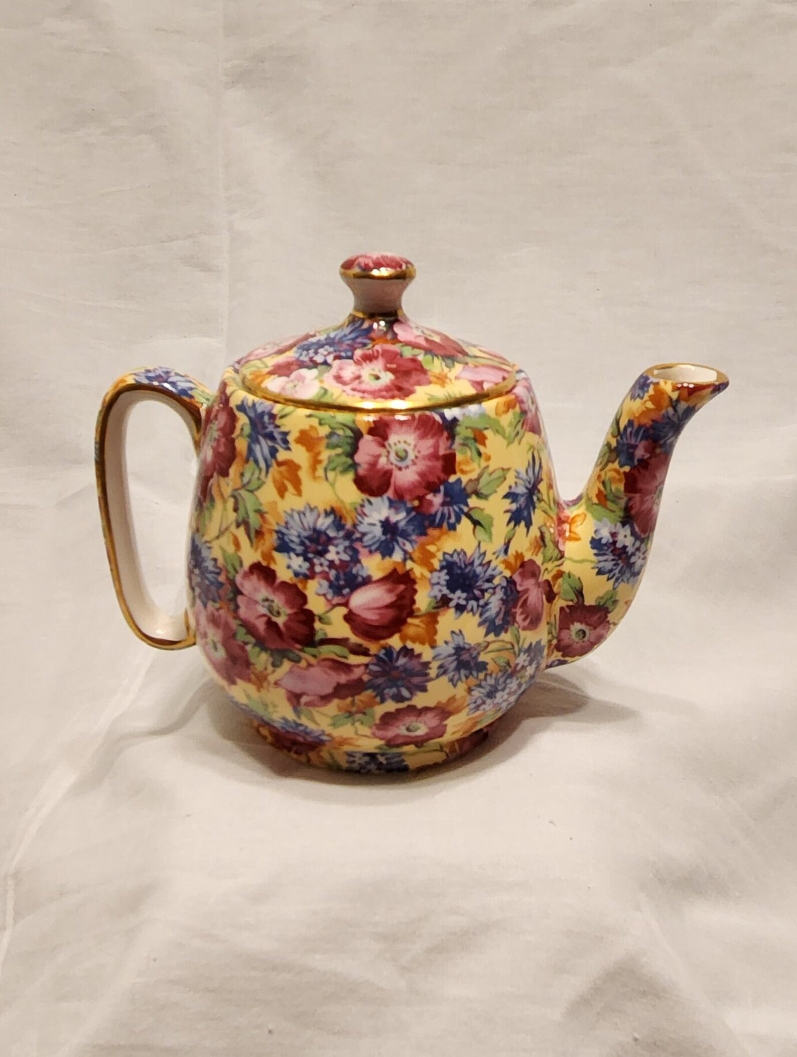 Royal Winton Grimwades Breakfast Teapot in Royalty Pattern - Etsy