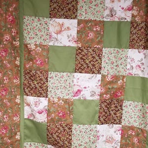 Circa Reproduction Civil War Era Patchwork Pattern Couch Throw- Free Shipping - Etsy