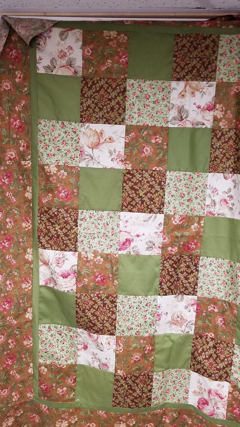 Circa Reproduction Civil War Era Patchwork Pattern Couch Throw- Free Shipping - Etsy