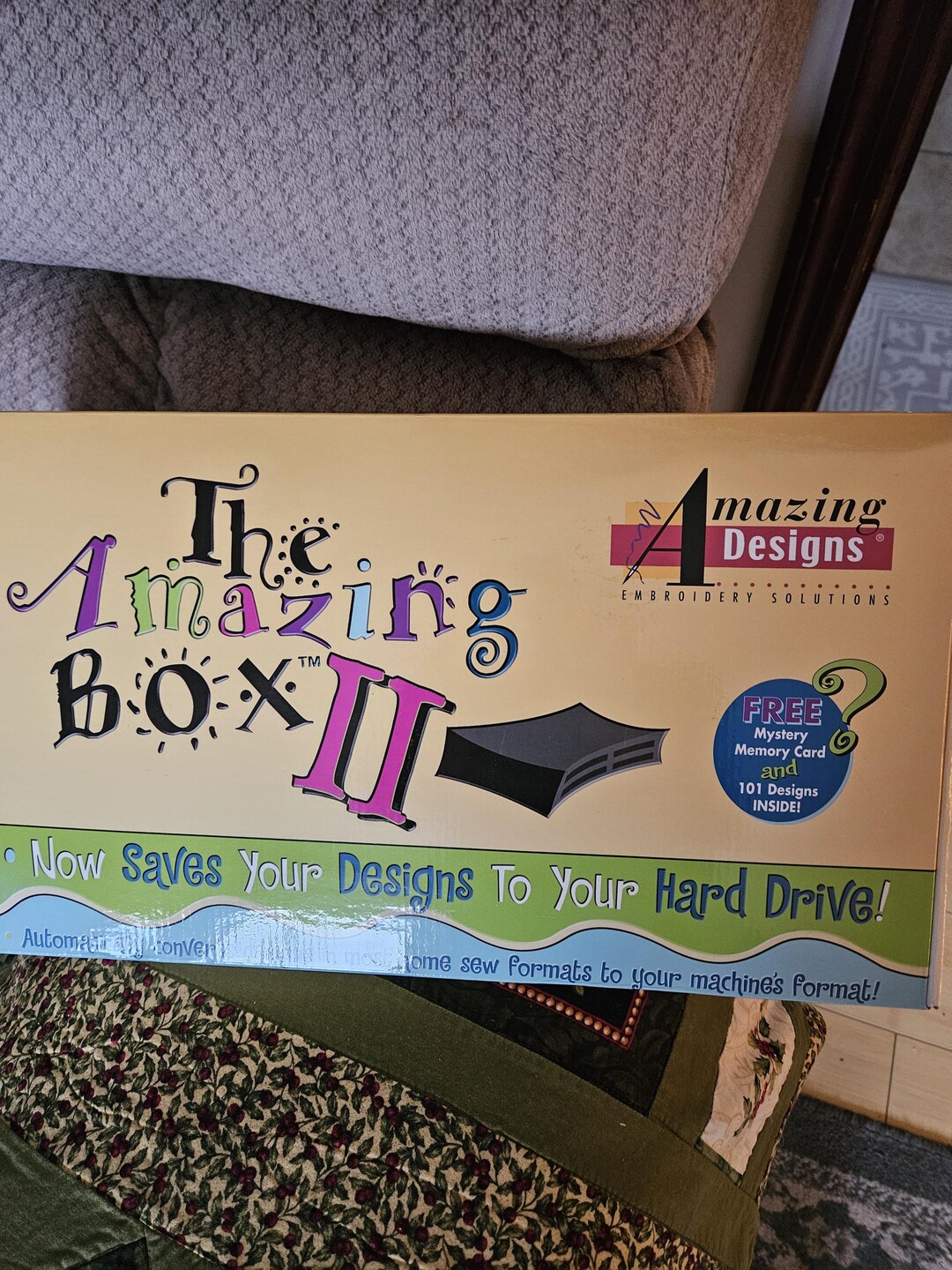 Amazing Box II Embroidery Designs Converter Box With Rewritable Memory ...