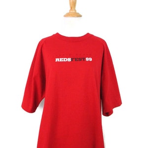 Vintage 90's Cincinnati Reds Shirt 1999 Lexis-nexis Reds Fest XL ...