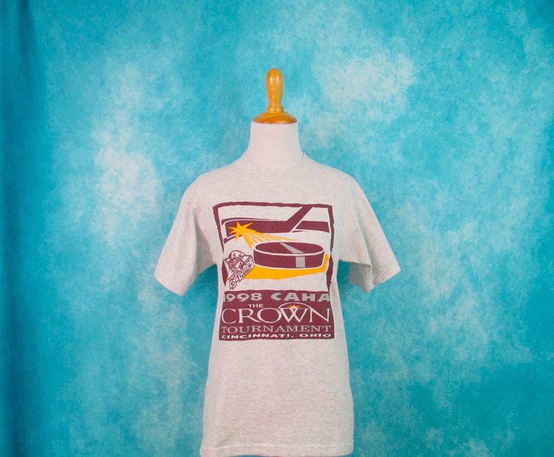 90's CAHA Amateur Youth Hockey Tournament Shirt 1998 Columbus Capitals ...