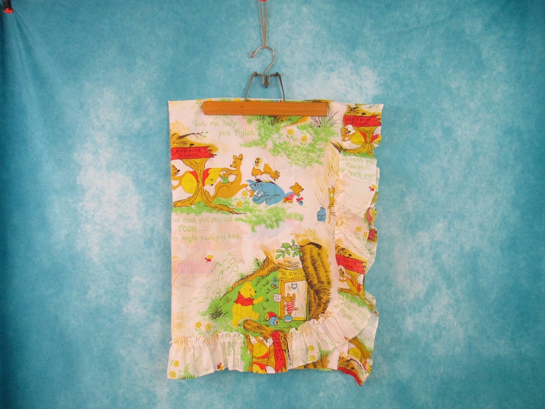 Vintage Winnie the Pooh Curtains and Valances Set 1980's Sears Roebuck ...