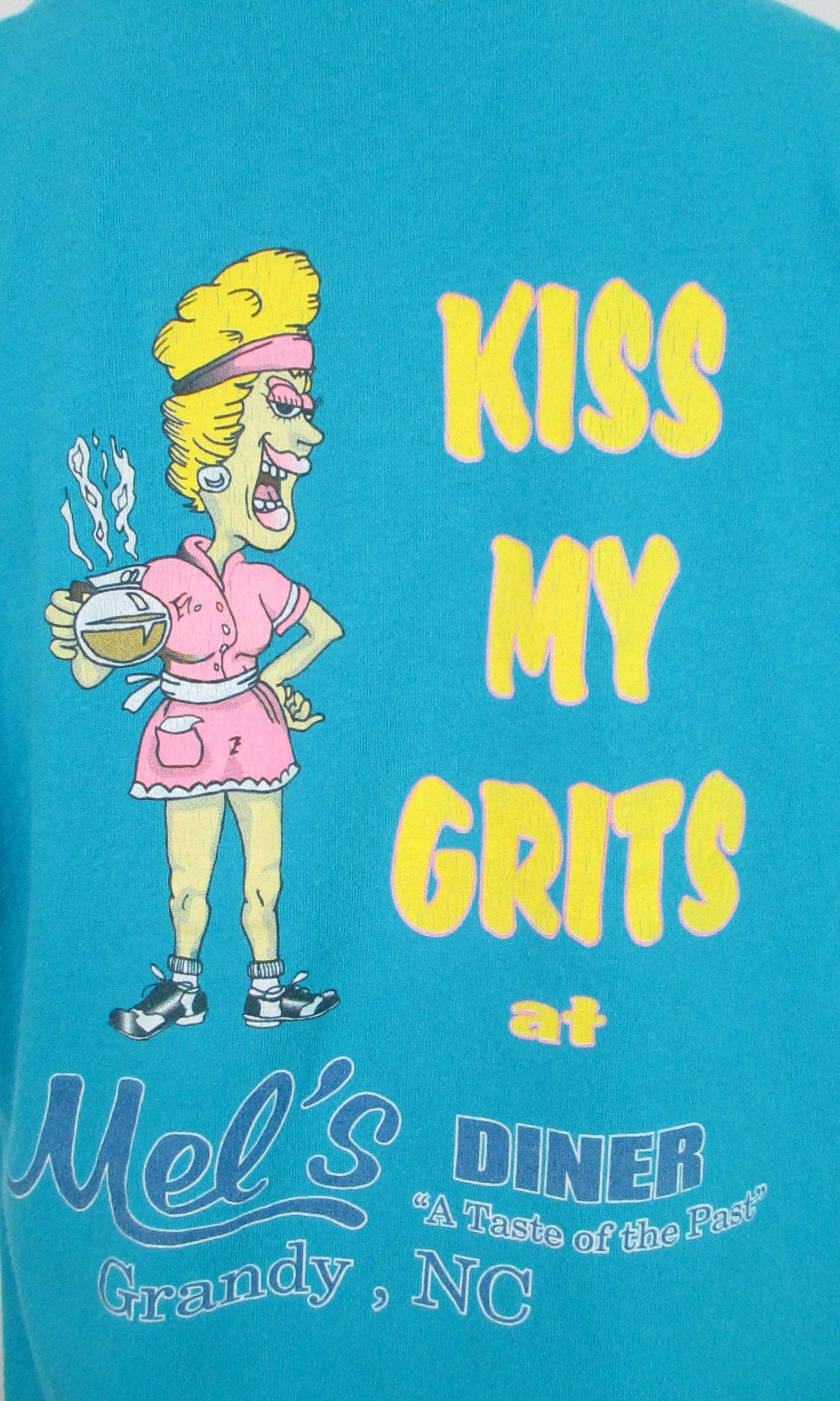 Vintage Mel's Diner T-shirt Funny Waitress Flo Kiss My - Etsy