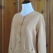 Vintage Pale Golden Yellow Sweater Button Front Buttery Yellow Cardigan ...