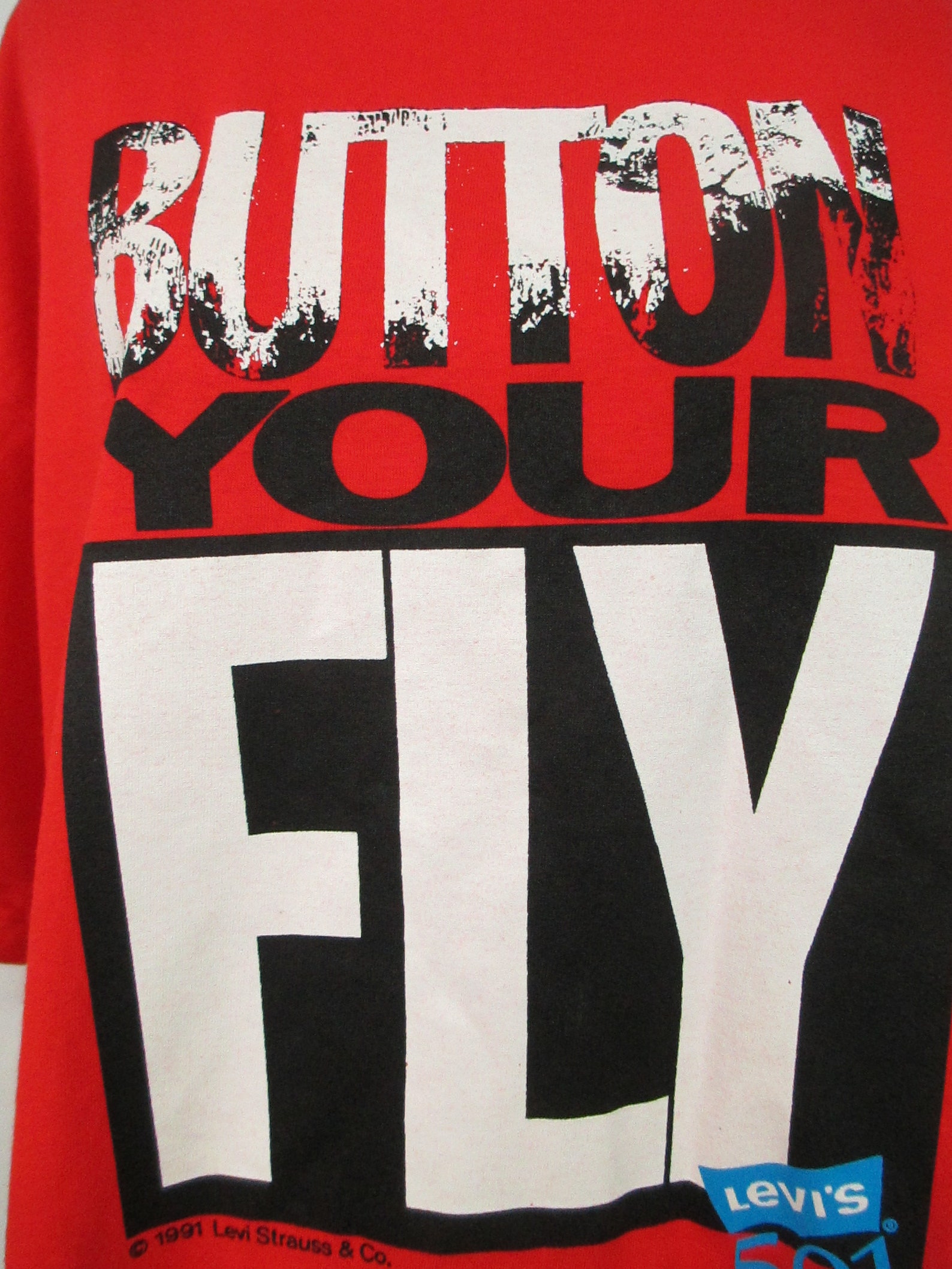 Levi's 501 Button Your Fly Shirt Vintage NWT Deadstock 1990's XL Cotton ...