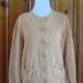 Vintage Pale Golden Yellow Sweater Button Front Buttery Yellow Cardigan ...