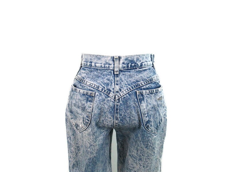 Chic Acid Wash High Waist 80's Jeans Women's Size 9 Petite Stonewashed ...