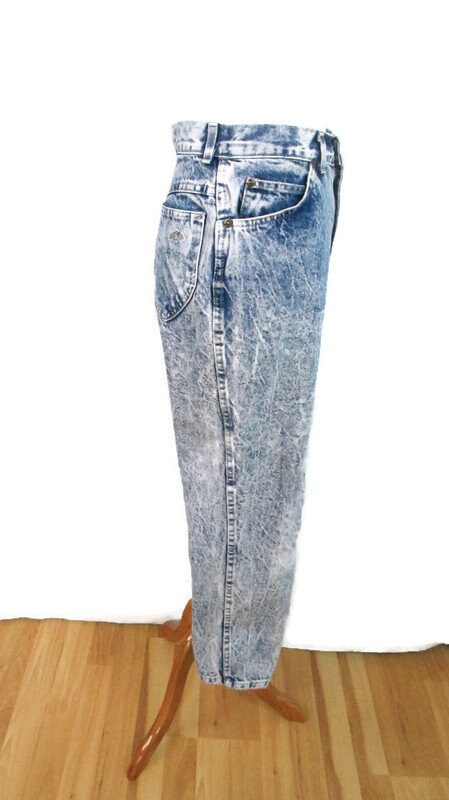 Chic Acid Wash High Waist 80's Jeans Women's Size 9 Petite Stonewashed ...