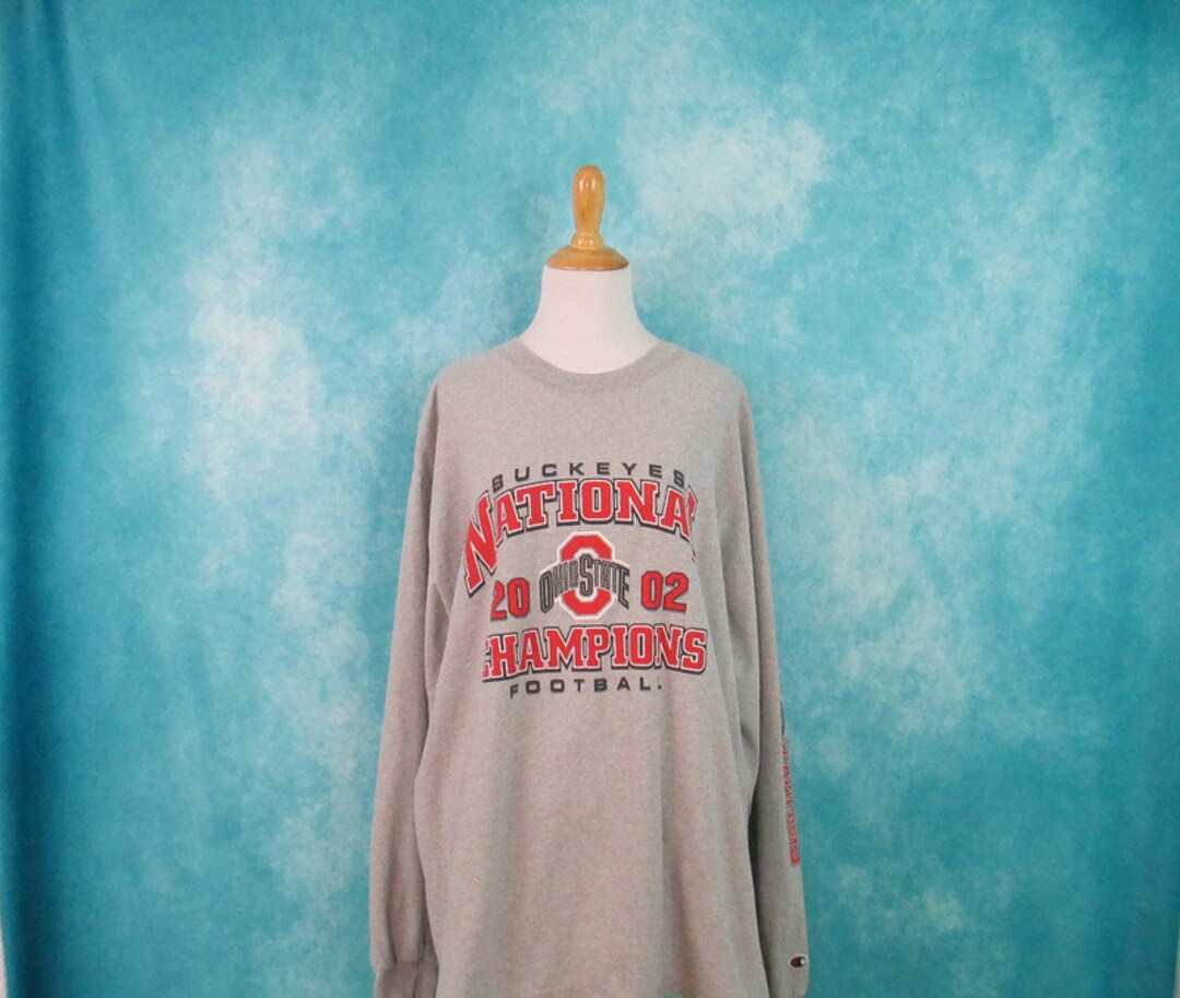 Ohio State Buckeyes 2002 National Football Champions Shirt Authentic ...