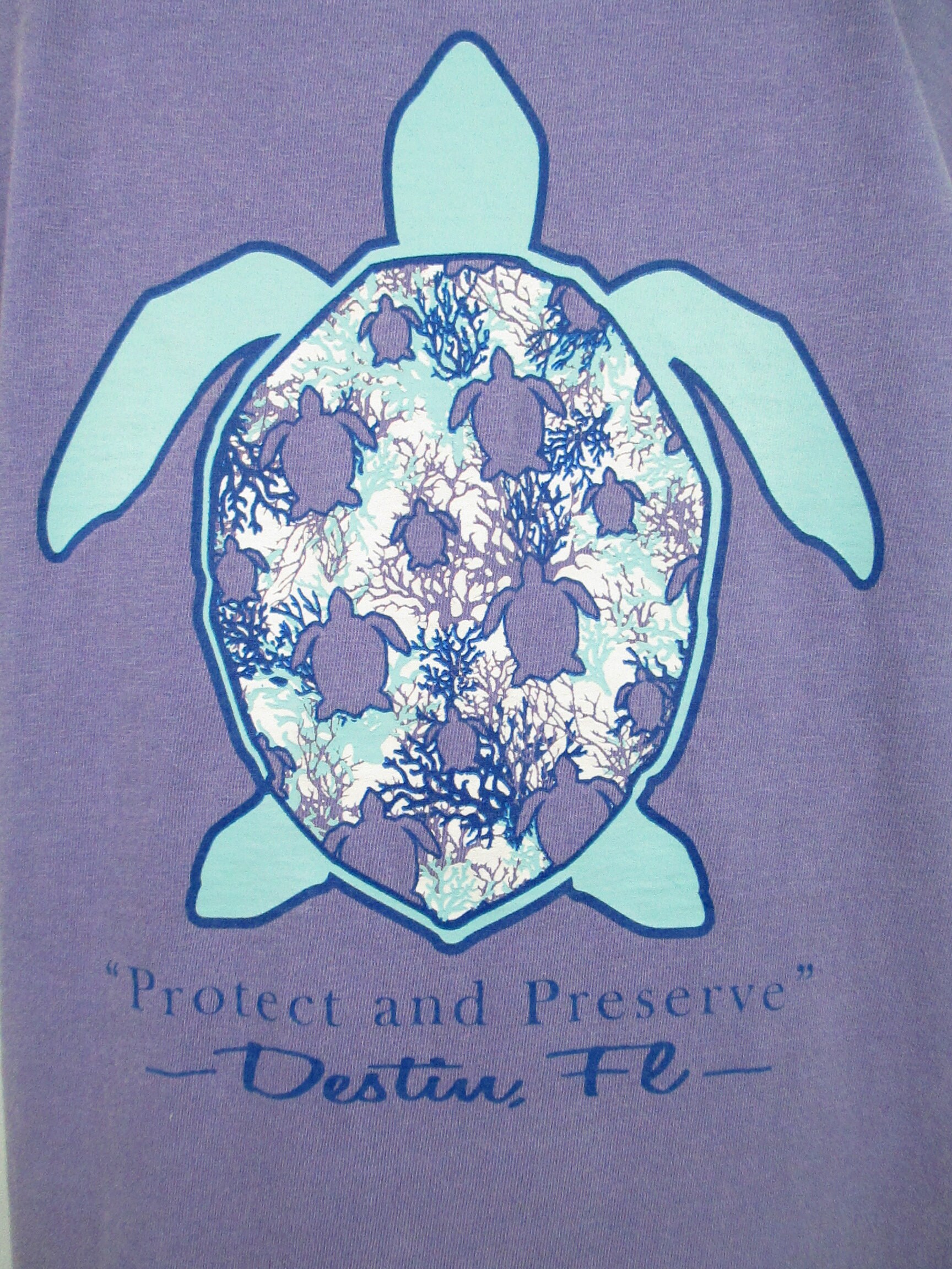 Vintage Destin Florida T-shirt Florida Sea Turtle Preservation - Etsy