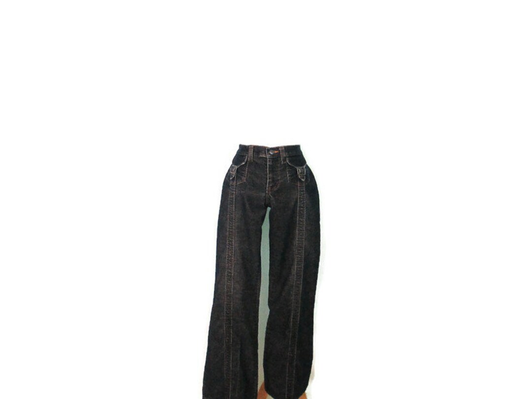 Bongo Corduroy Vintage Flare Leg Pants Bootcut Women's 11 Low Rise Blue ...