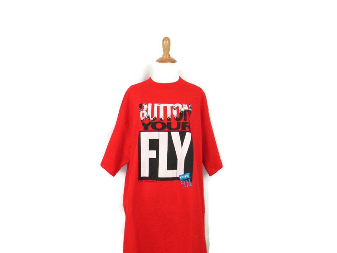 Levi's 501 Button Your Fly Shirt Vintage NWT Deadstock 1990's XL Cotton ...