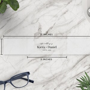 Modern Belly Bands for Wedding Invitations - Translucent Vellum Wedding ...