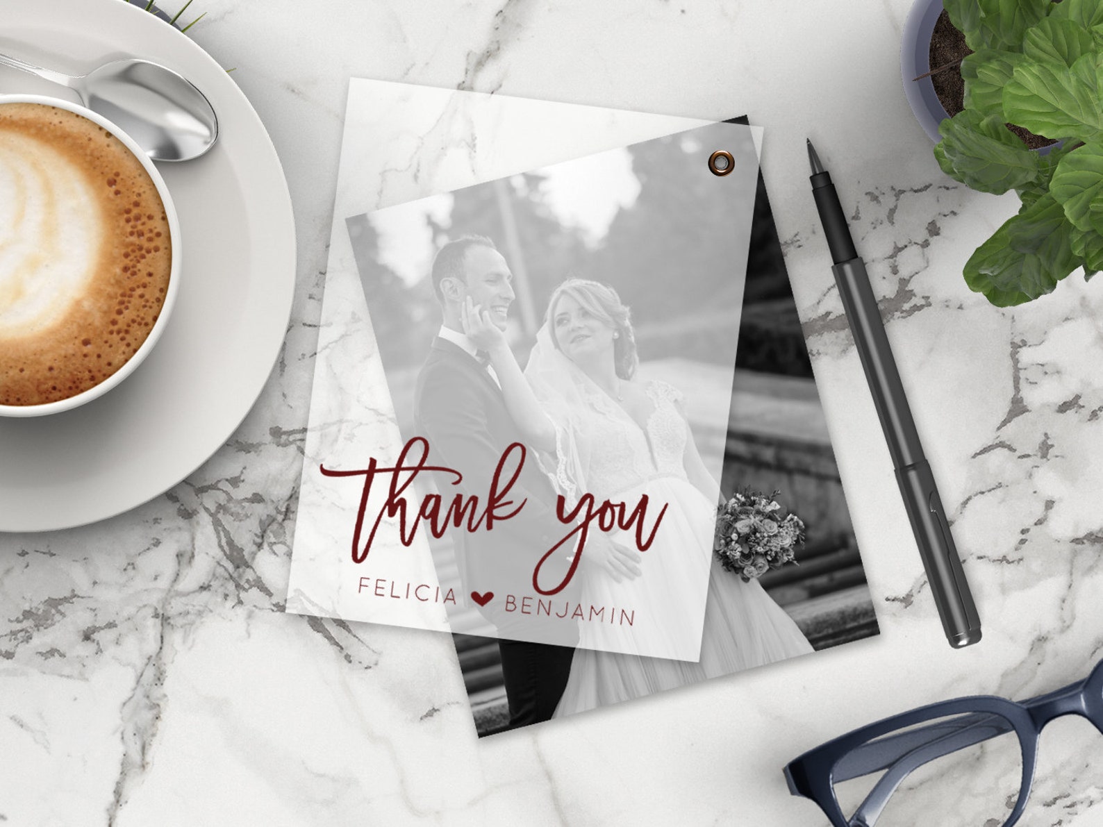 Personalized Photo Thank You Cards Wedding Photo Cards - Etsy