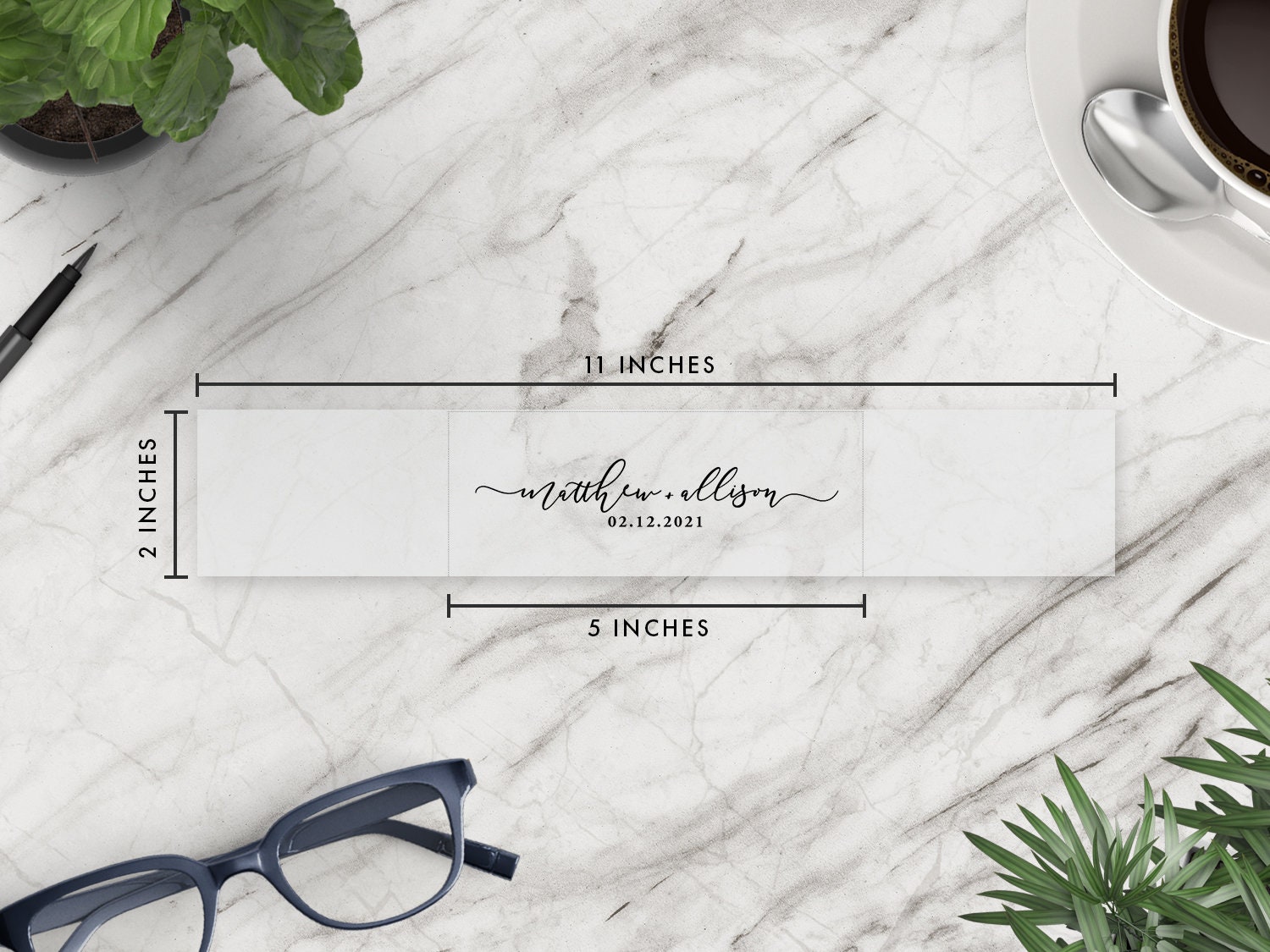 Handlettered Style Vellum Belly Band Translucent Vellum - Etsy