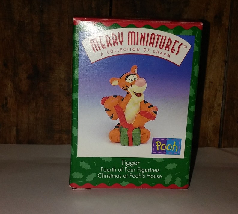 Vintage Hallmark Merry Miniatures Tigger fourth of 4 Figures - Etsy