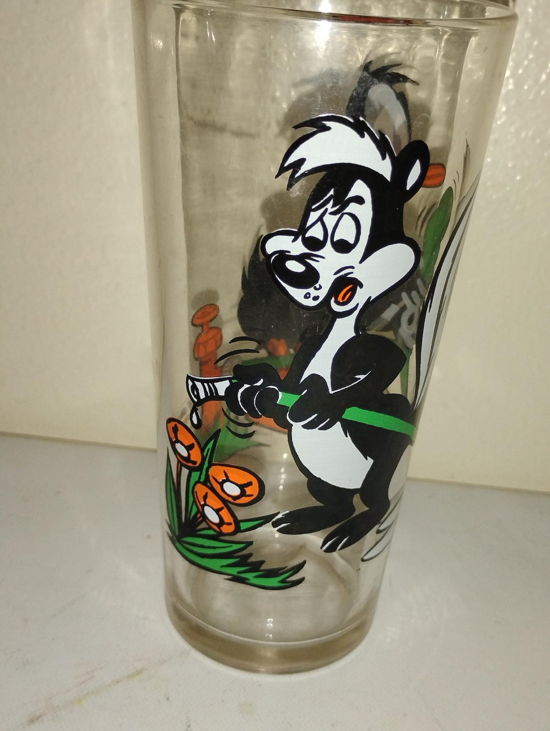 Vintage 1970s Pepsi Cartoon Glass, Pepe Le Pew - Etsy