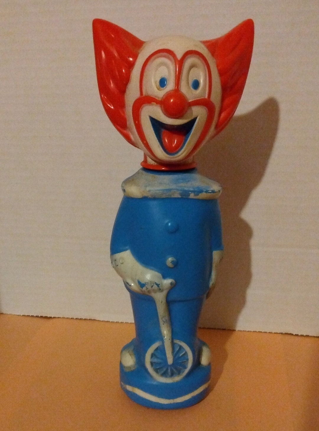 Vintage 1960s SOAKY Bubble Bath Bottle Bozo - Etsy