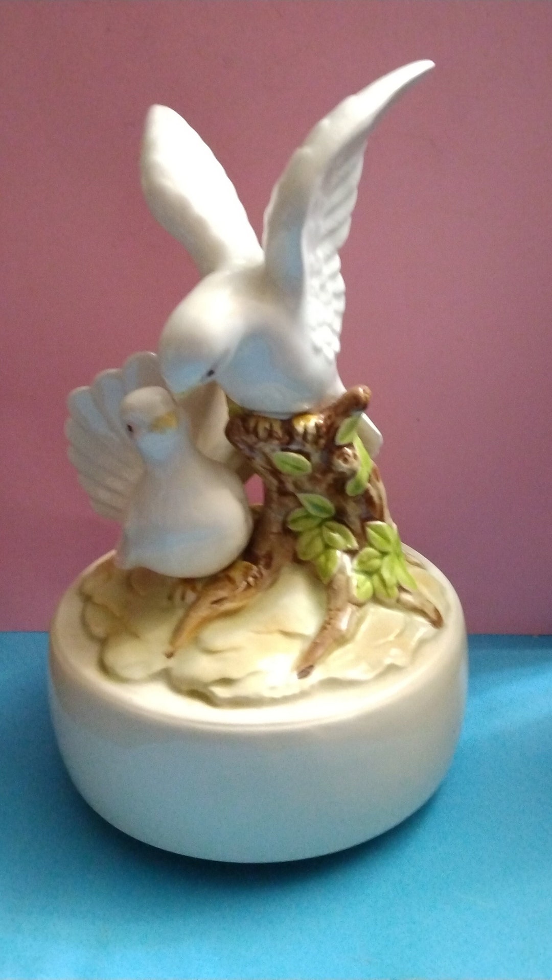 Vintage Otagiri Japan Dove Music Box, Plays Beautiful Dreamer - Etsy