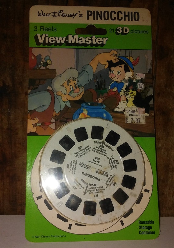 Vintage Disney Pinocchio View-master Reels - Etsy