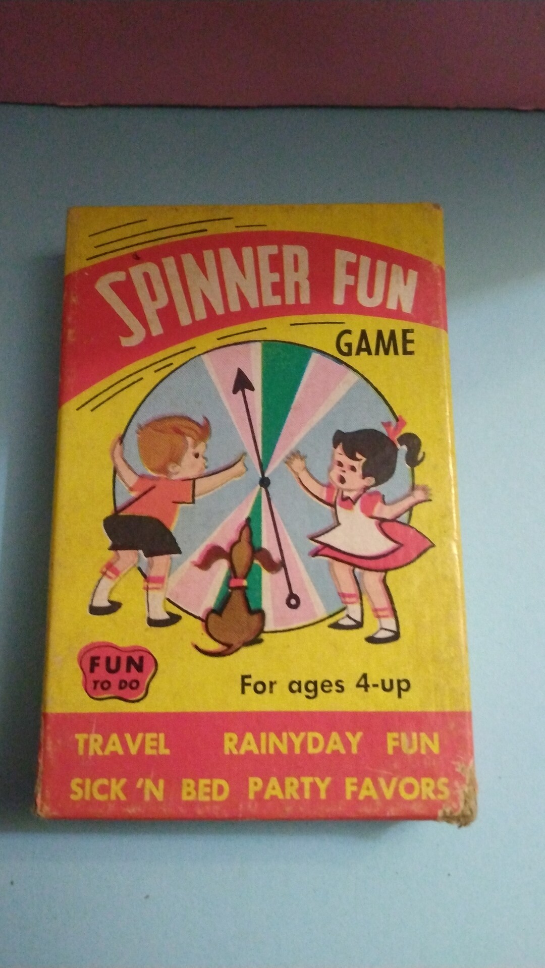 Vintage Spinner Fun Card Game 1950s - Etsy
