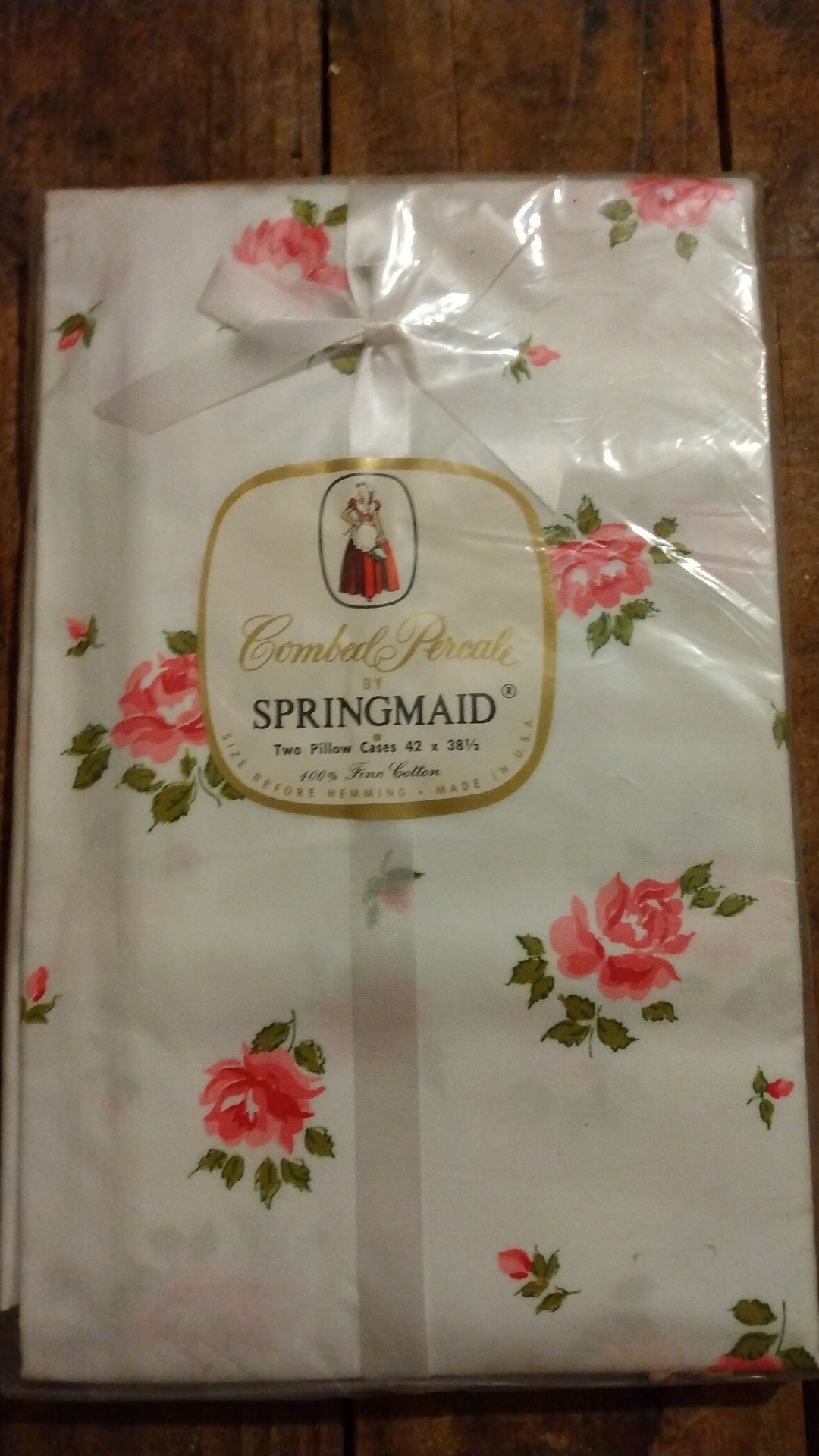 Vintage MCM Springmaid Percale 100% Cotton Pillow Cases - Etsy