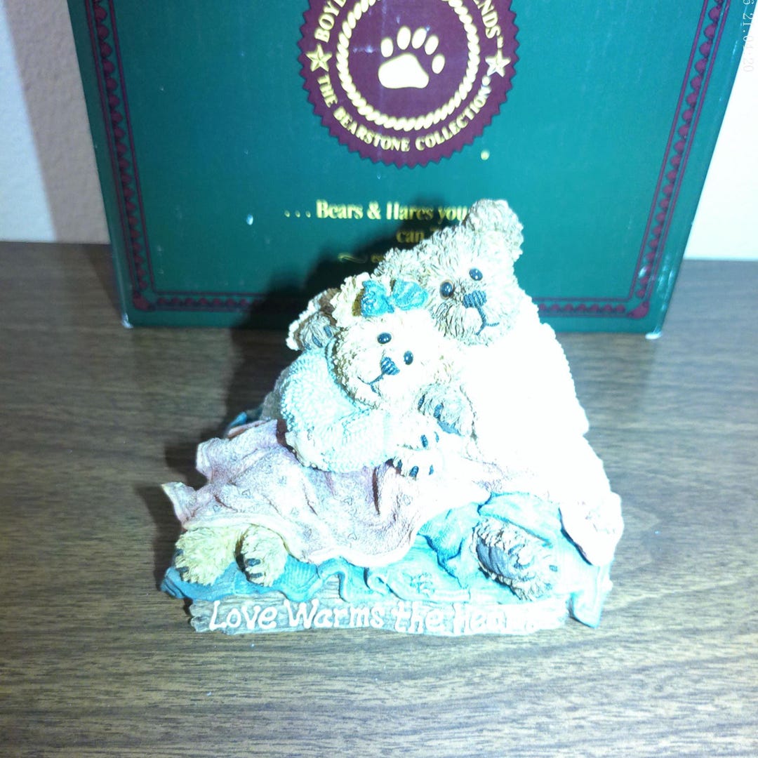 Boyd's Bears Folk Stone Collection, Bobbi & Neil, Snuggle Up - Etsy