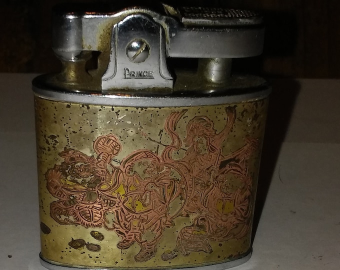 Vintage 1950s Prince Automatic Super Lighter, 7 Lucky Gods - Etsy