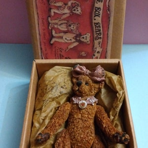 Vintage Boyd's Shoebox Bear Maisy the Goil - Etsy